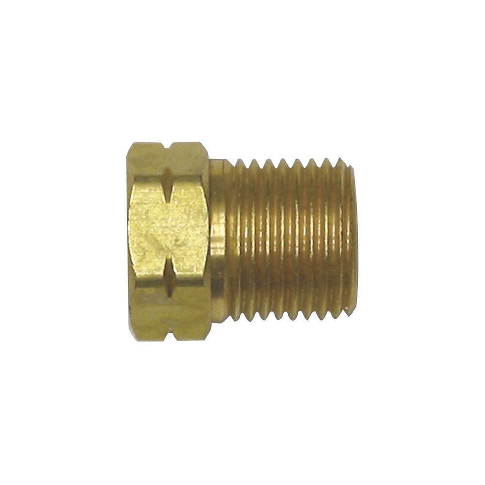 Inert Arc Adaptor, 200 psi, Brass, 1/4 in NPT Male x B-Size RH Female,