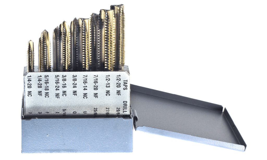 10PC TAP SET 1/4-20 THRU 1/2-20 SERIES 2100 TAPS