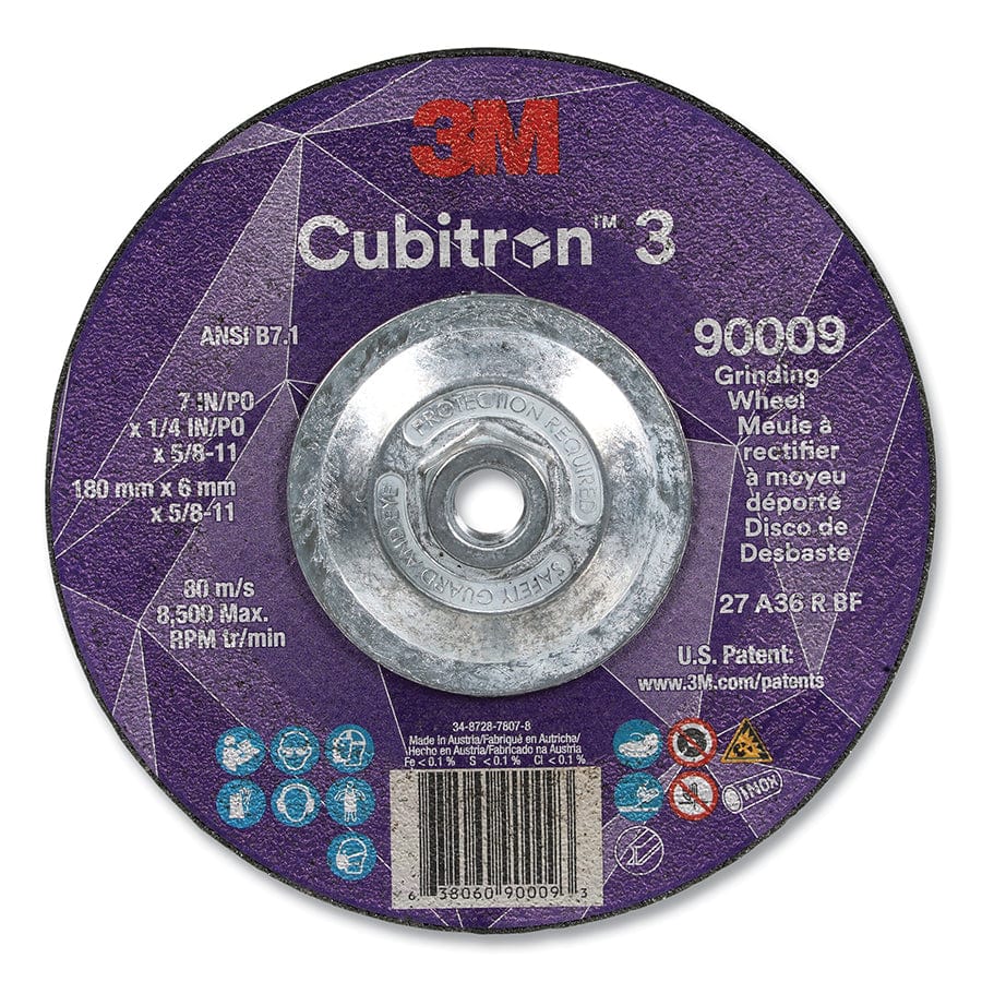 Cubitron 3 Depressed Center Grinding Wheel 36 Grit T2