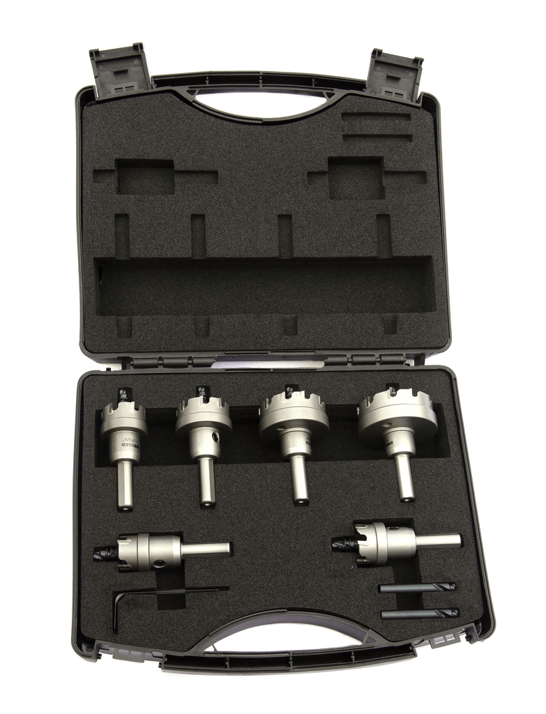 6PC TCT Hole Cutter Set, 3/16" DOC