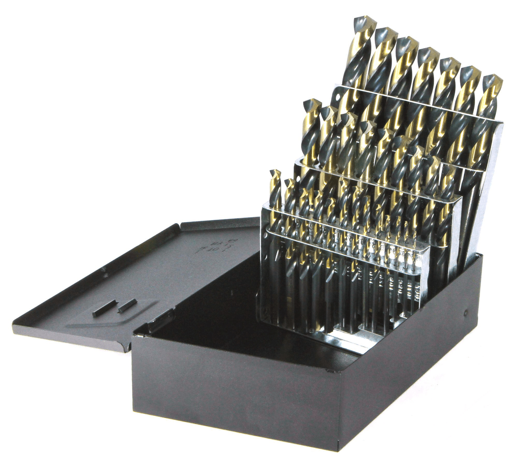 29PC MECH DRILL BIT SET 3 8 SHK 1 16 1 2 BY 64THS
