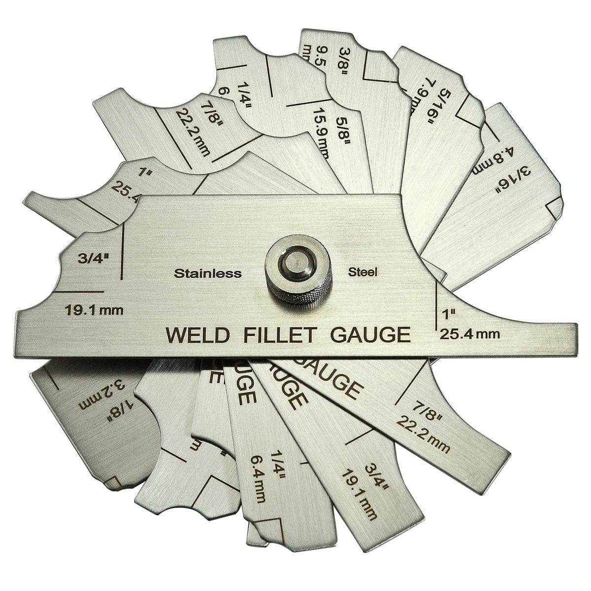 Anchor Weld Fillet Gauge Set, Precision Measuring Tools
