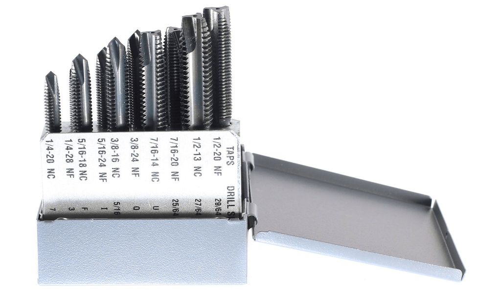 10PC TAP SET 1 4 20 THRU 1 2 20 SERIES 2100N TAPS