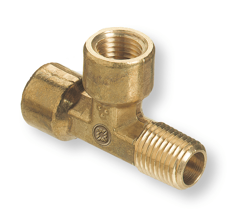 Pipe Thread Tees, 1/4 Female NPT Street